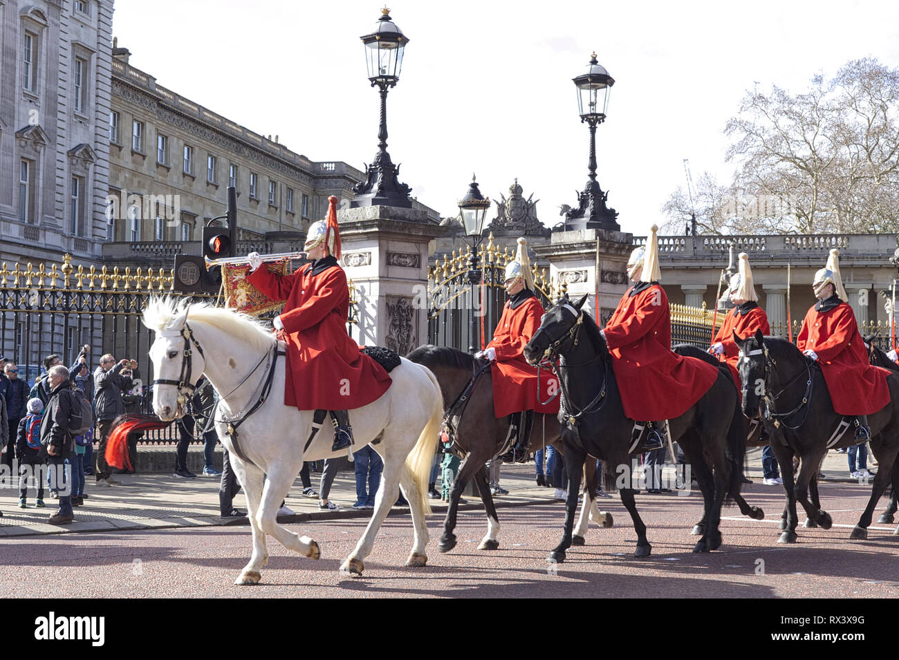 When The Queen is in London, the Long Guard consists one Officer, one ...