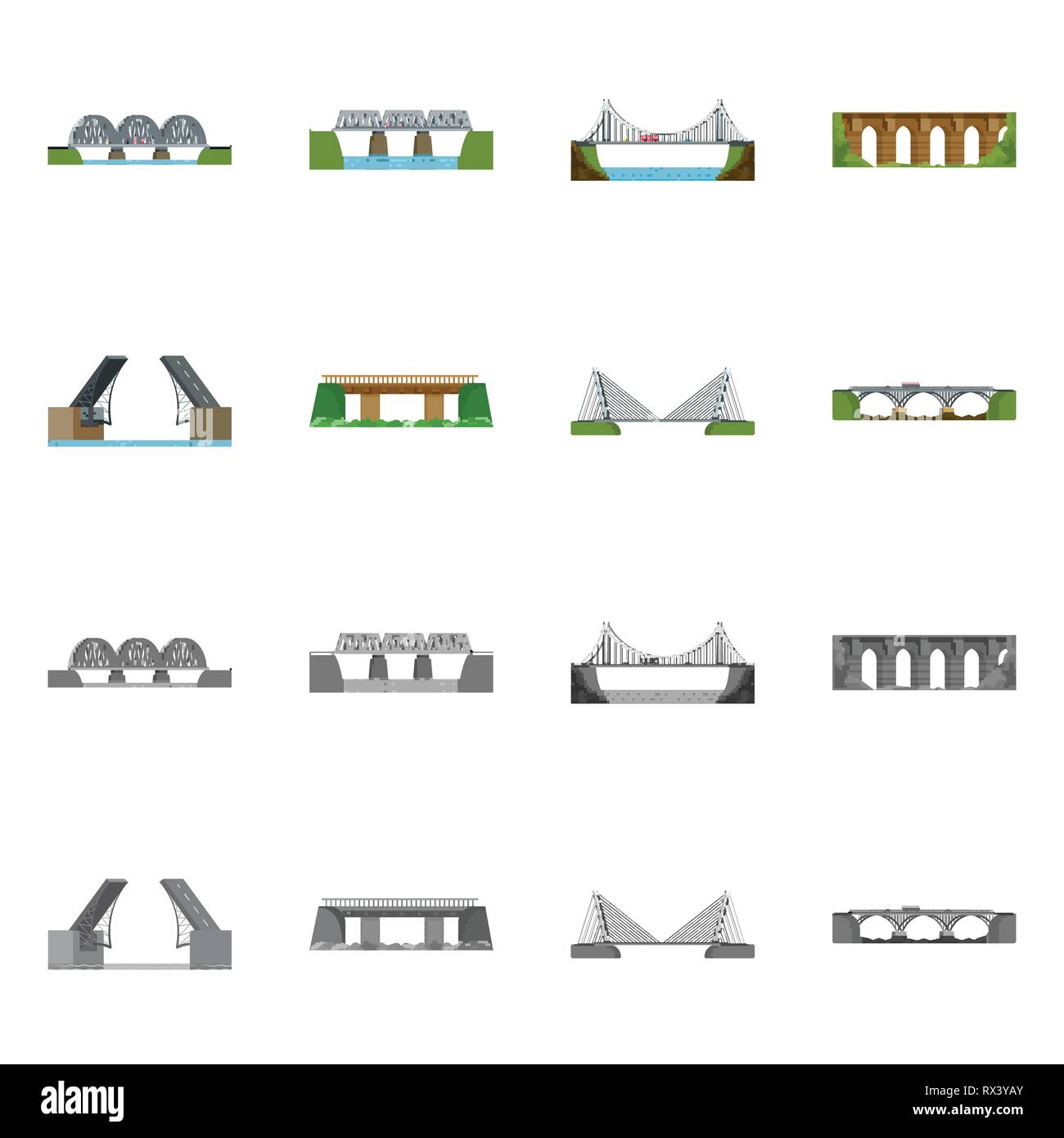 Vector design of connection and design sign. Collection of connection ...