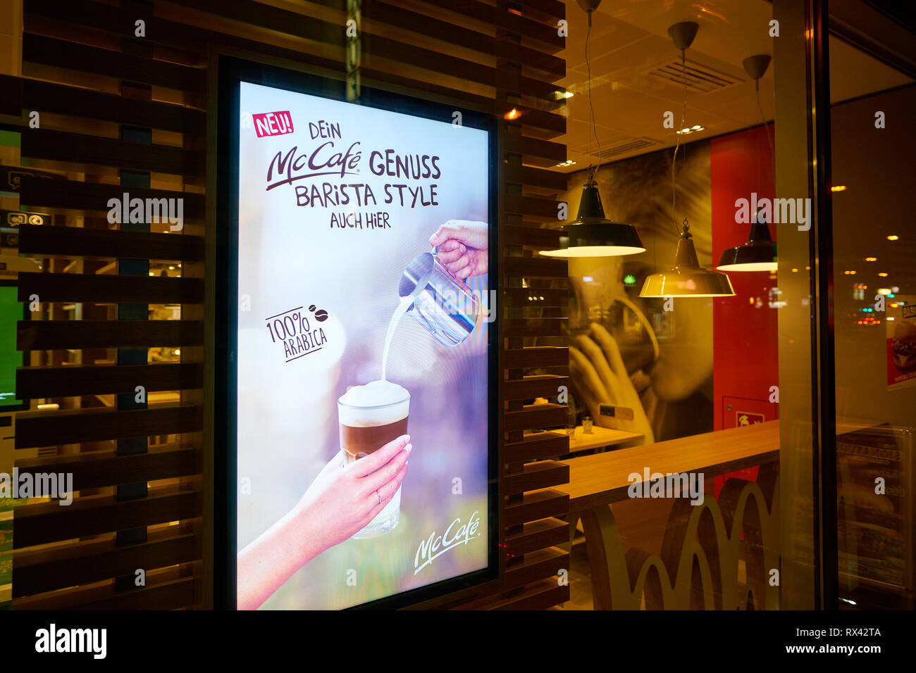 Mccafe ad hi-res stock photography and images - Alamy