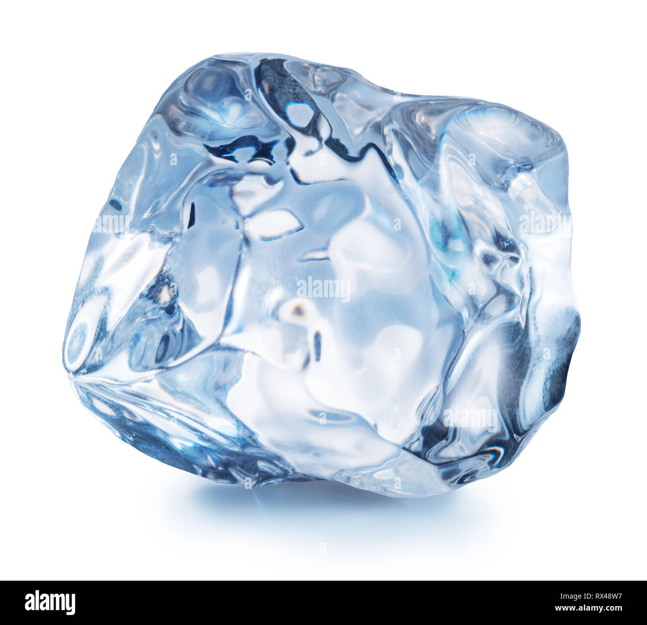 Ice cube. Macro shot of ice cube. File contains clipping path Stock Photo - Alamy