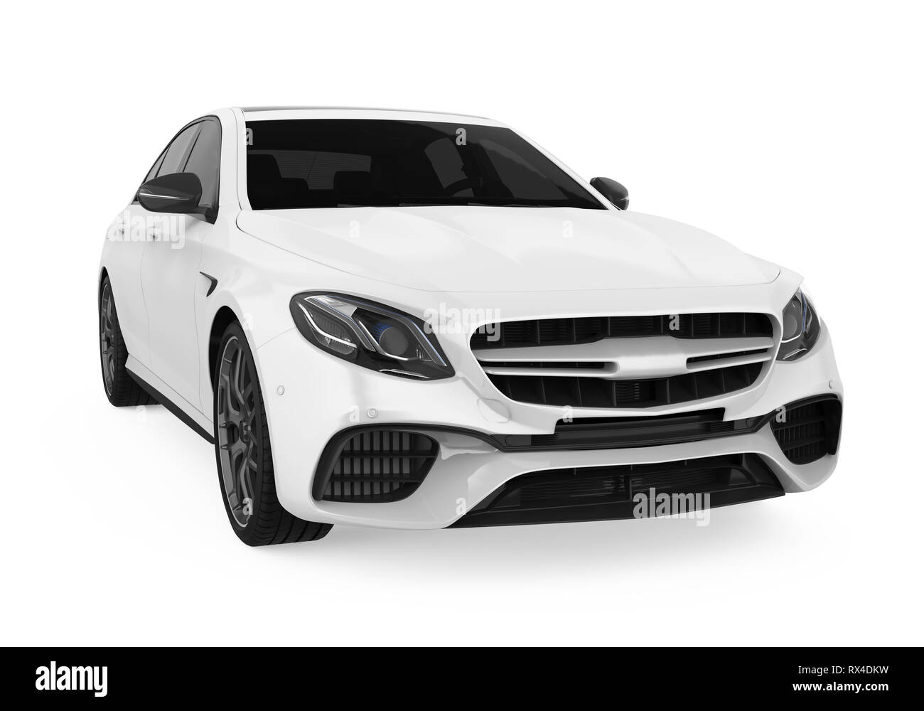 Sedan Car Isolated Stock Photo - Alamy