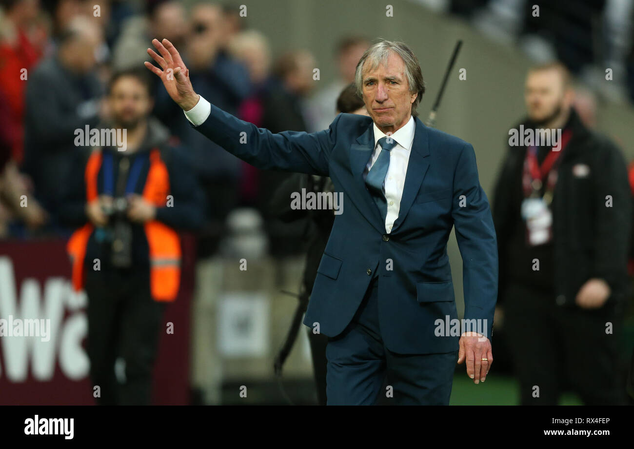 Former West Ham United player Billy Bonds during the unveiling of the ...