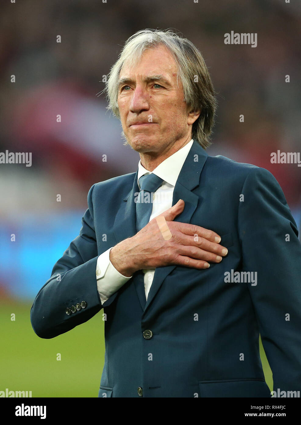 Former West Ham United player Billy Bonds during the unveiling of the ...