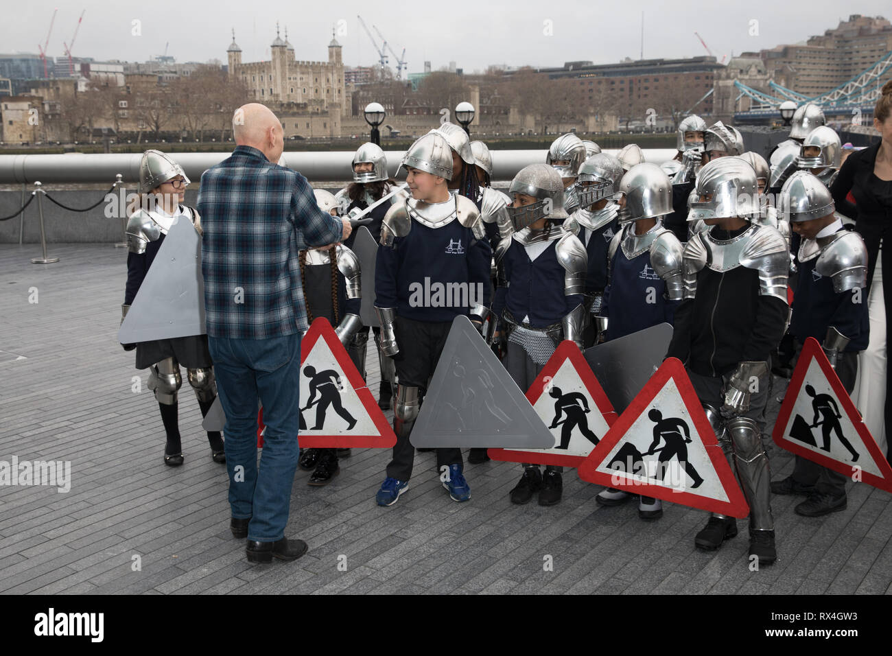 The kid who would be king photocall hi-res stock photography and images ...