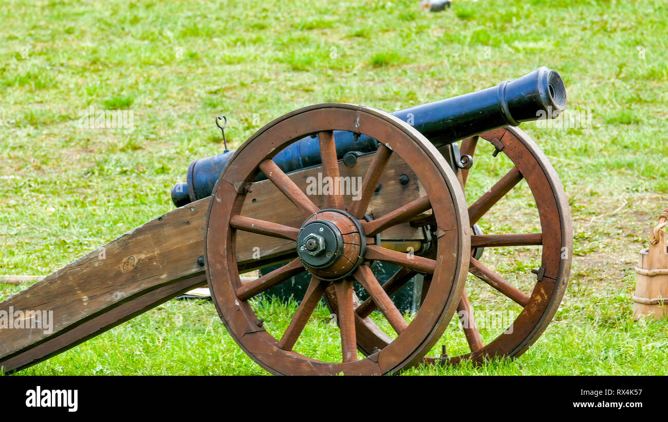 Bronze Old Rusty Cannon Stock Photos & Bronze Old Rusty Cannon Stock ...