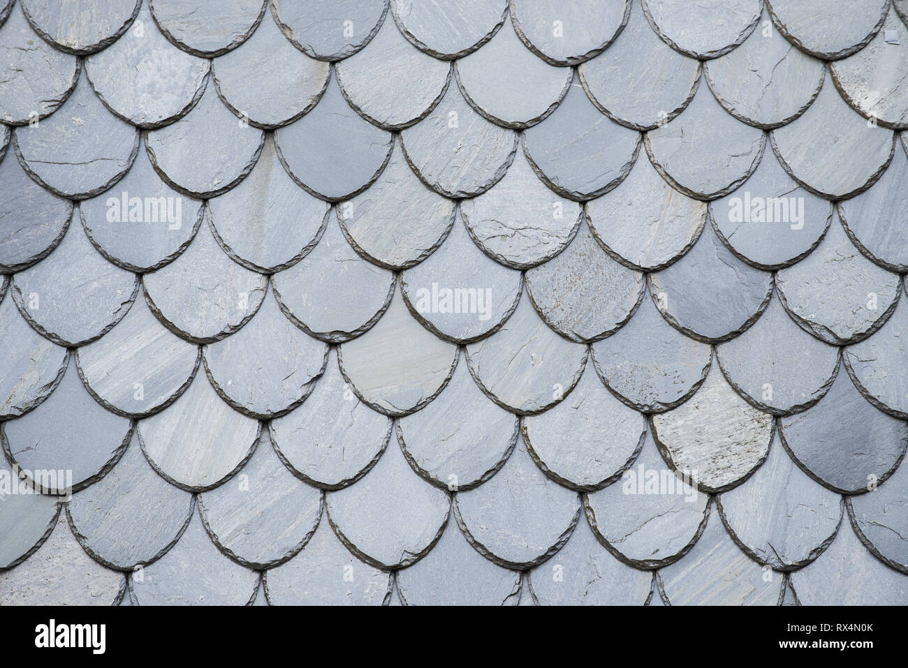Shale roof. Traditional construction in Norway Stock Photo - Alamy