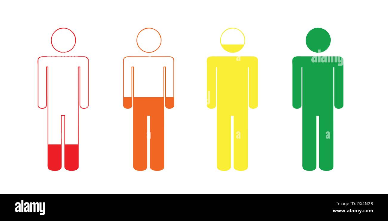 charging your life battery person pictogram vector illustration EPS10 ...