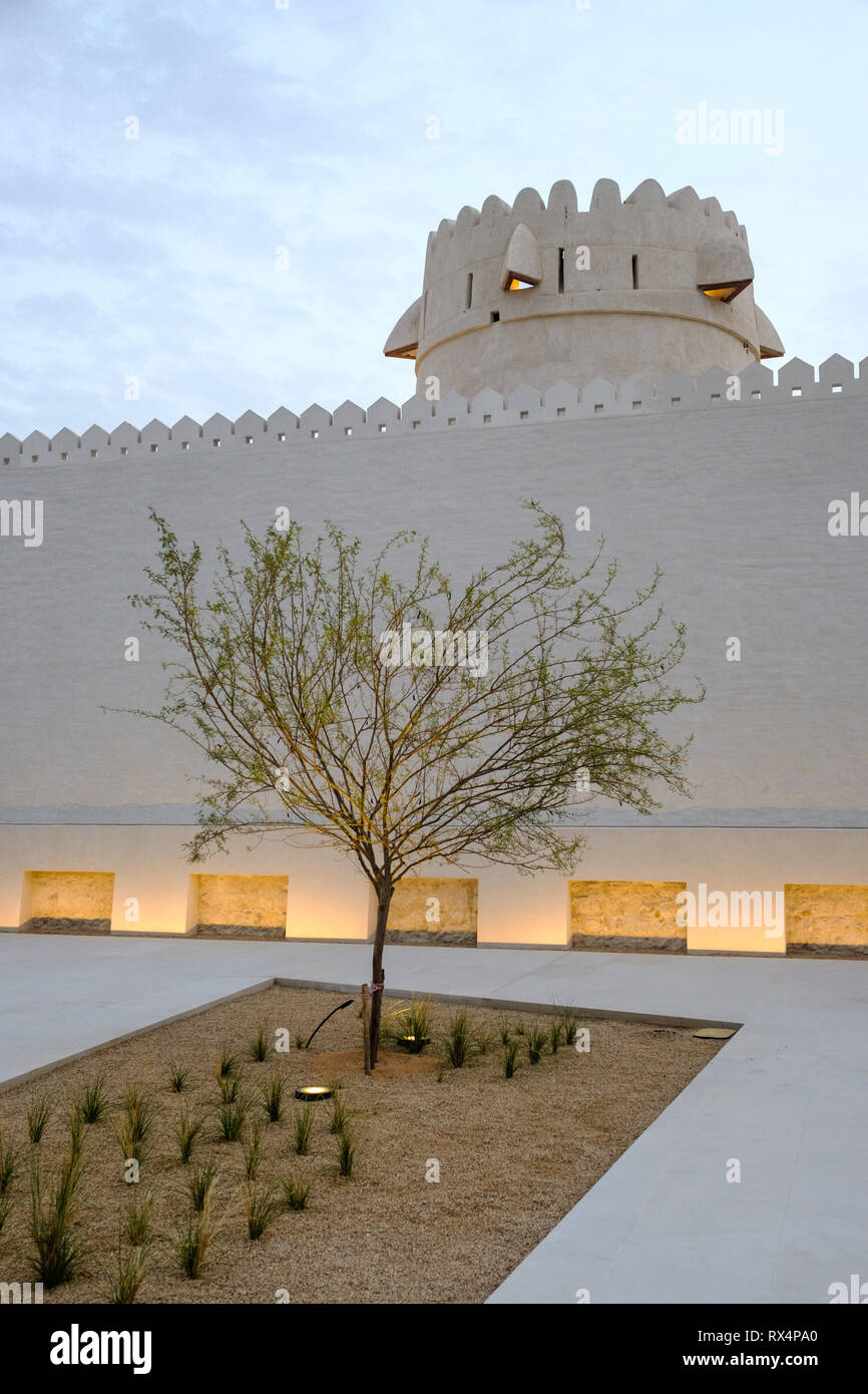 Evening View of Qasr al Hosn Abu Dhabi is a 250 years old fort, has ...