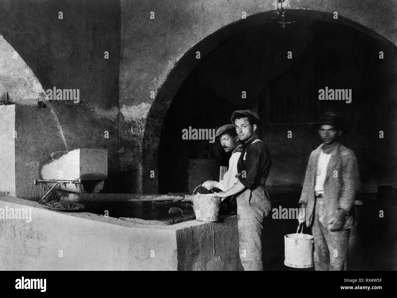 majolica factory, antica fabbrica maioliche deruta, umbria, italy, 1930 ...