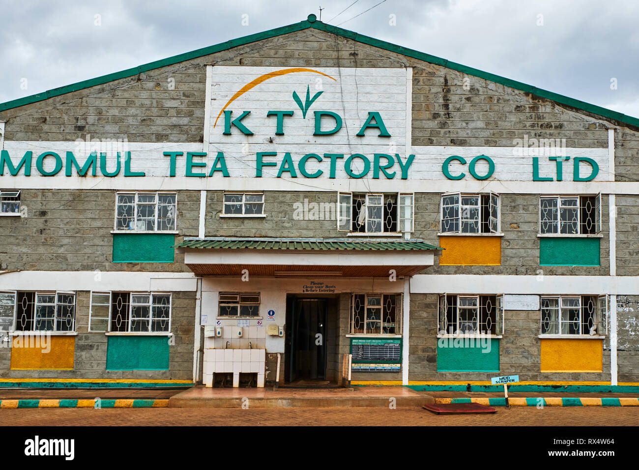 Kenya, Kericho county, Kericho, Momul tea factory of Kenya Tea ...
