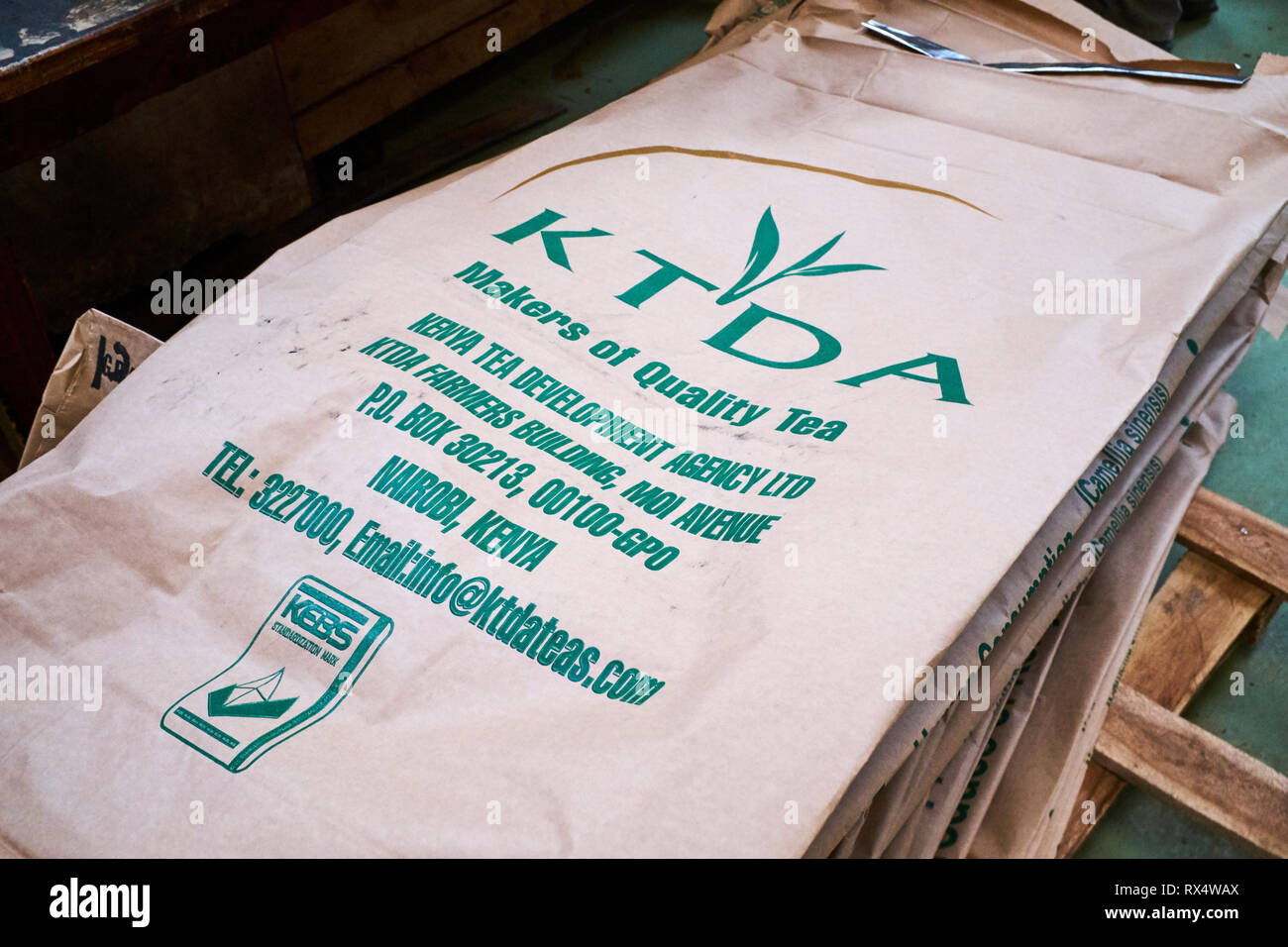 Kenya, Kericho county, Kericho, Momul tea factory of Kenya Tea ...