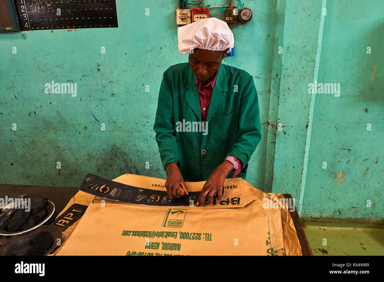 Kenya, Kericho county, Kericho, Momul tea factory of Kenya Tea ...