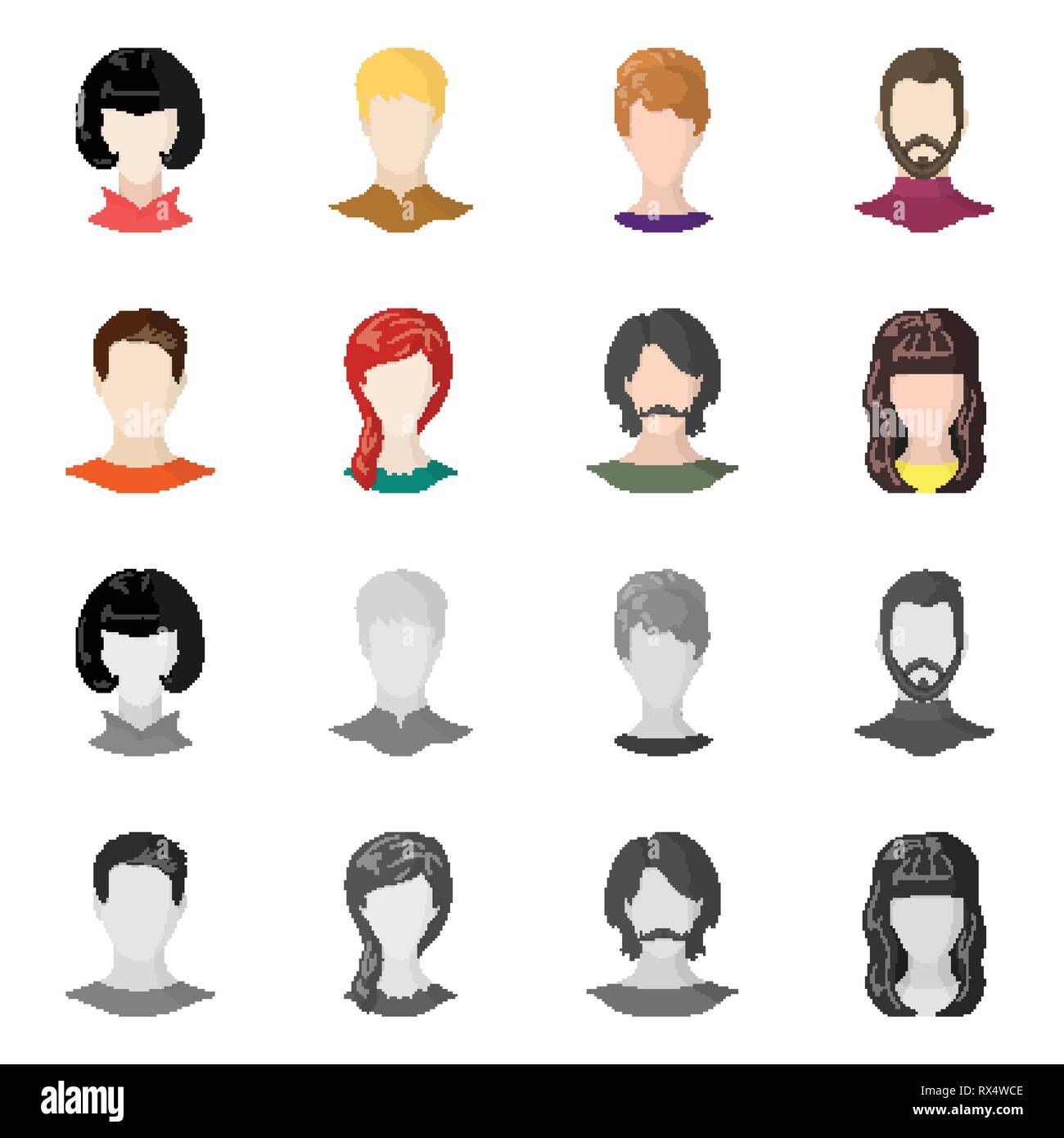 Vector illustration of professional and photo icon. Set of professional ...