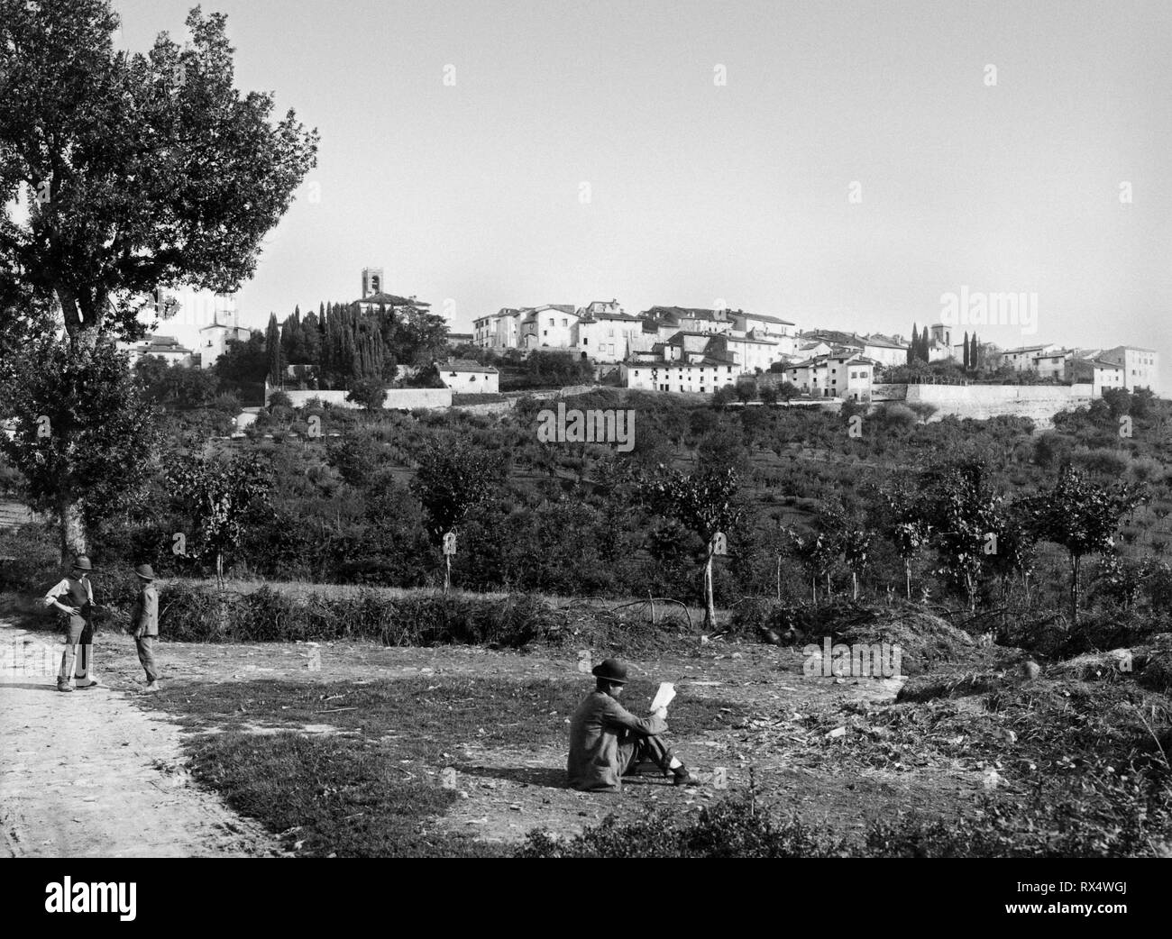 bibbiena, tuscany, italy, 1910-20 Stock Photo - Alamy