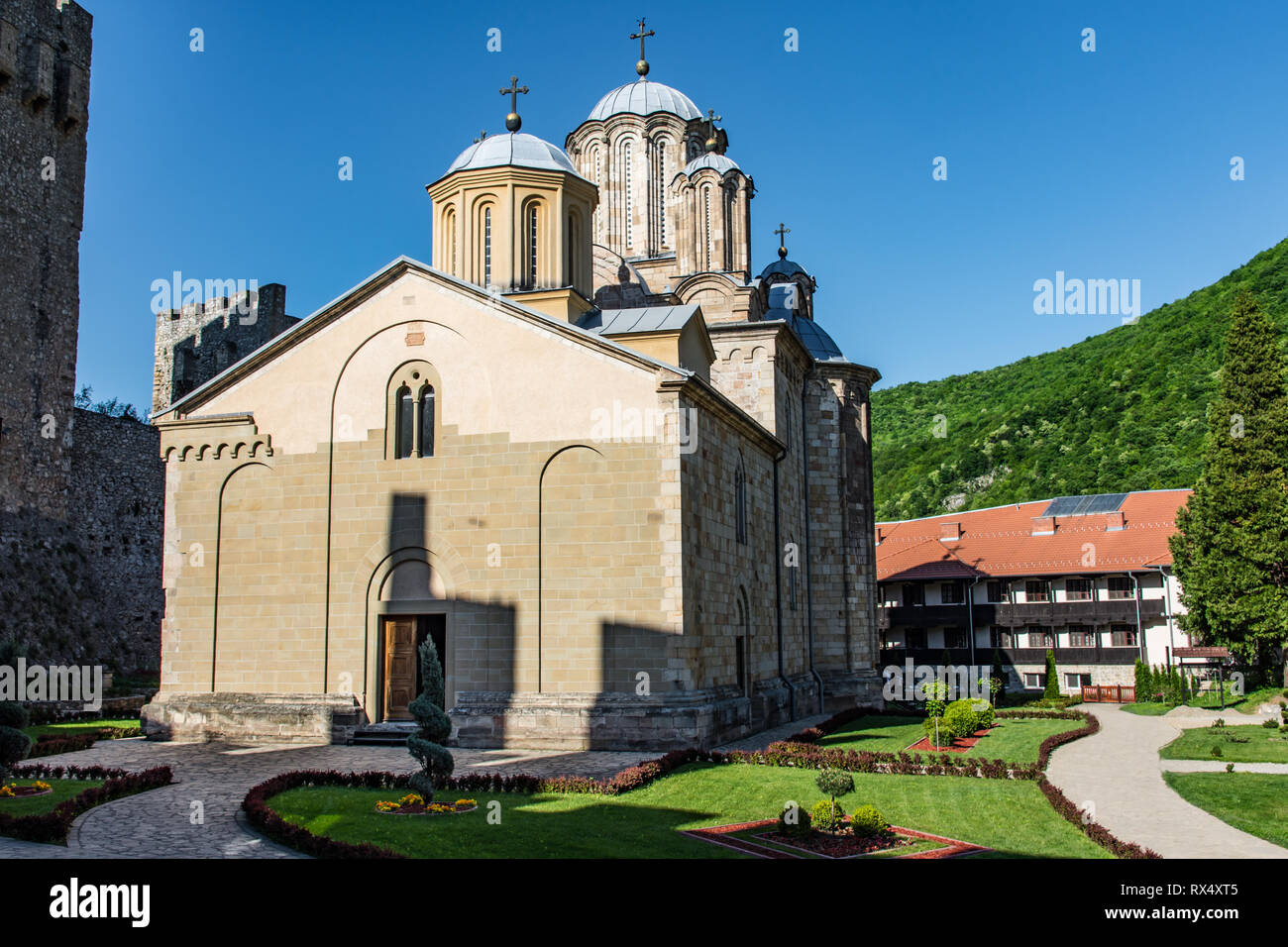 Manasija is a Serbian Orthodox monastery, built in the 14th century, is ...