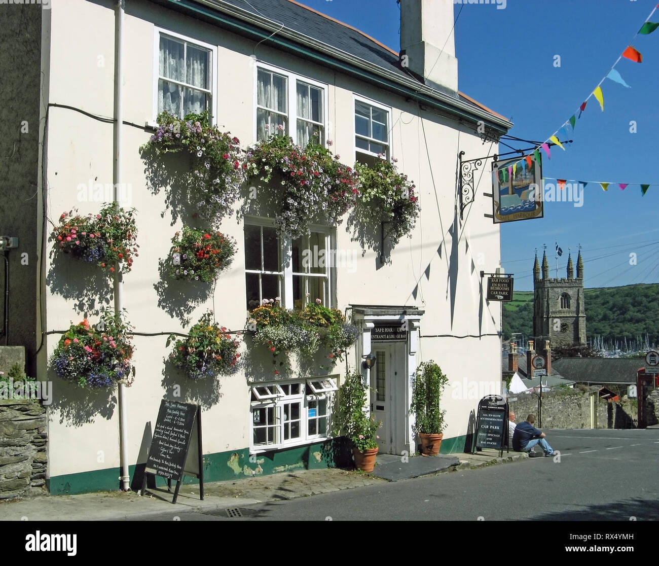 Picturesque fowey harbour cornwall hi-res stock photography and images ...