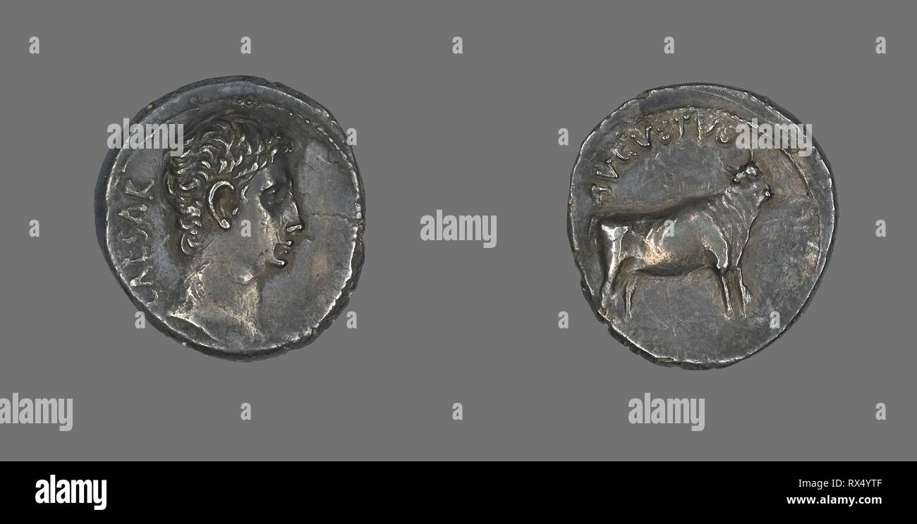 Emperor augustus coin hi-res stock photography and images - Alamy