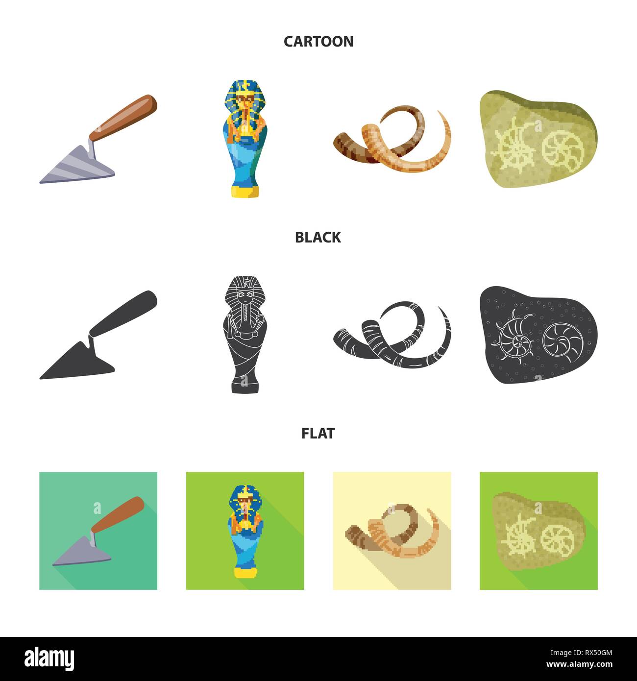 tool,sarcophagus,horn,rock,trowel,pharaoh,tusk,black,dig,Egyptian ...