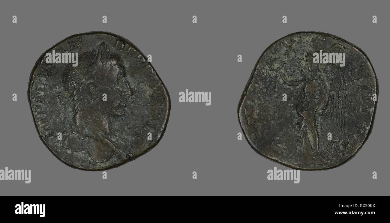 Sestertius (Coin) Portraying Emperor Severus Alexander. Roman, minted ...