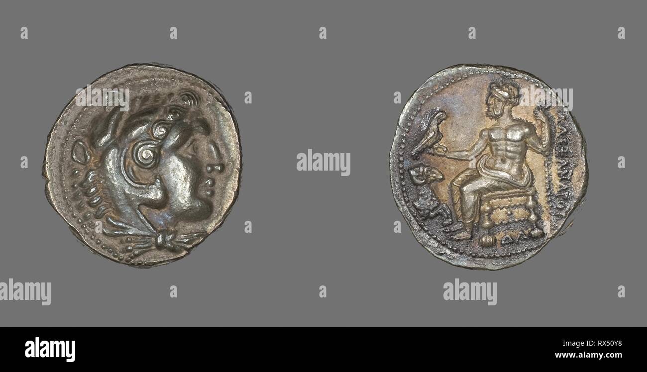 Tetradrachm (Coin) Portraying Alexander the Great. Greek, minted in ...
