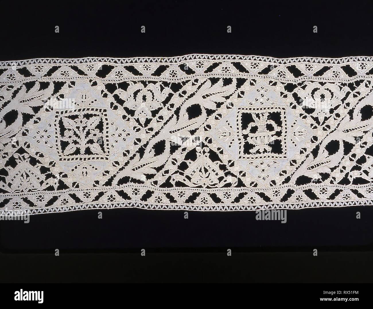 Cut and drawn thread work in overcast stitches hi-res stock photography ...