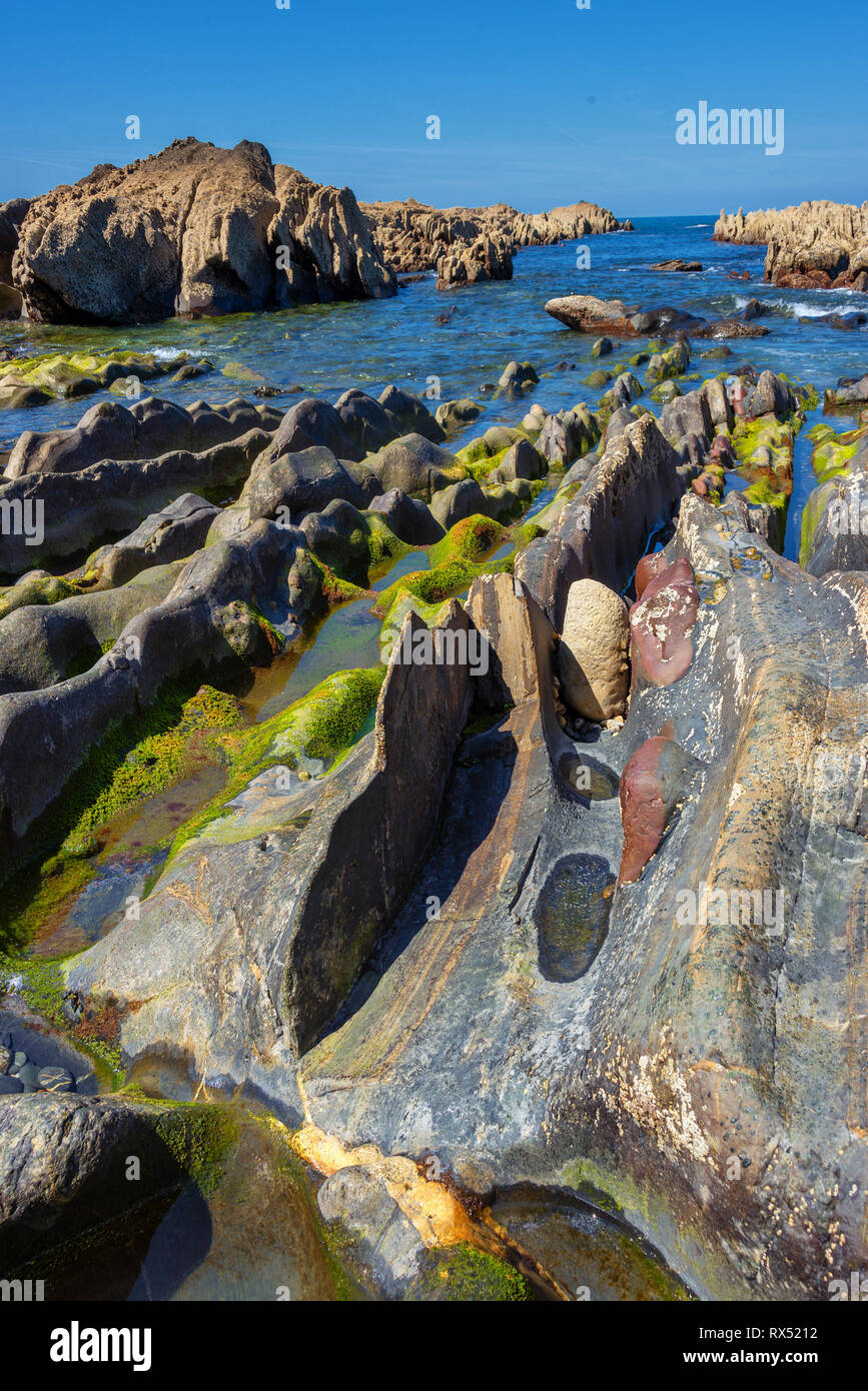 Zumaia geology special coast, the famous Flysch Coast in Northern Spain ...
