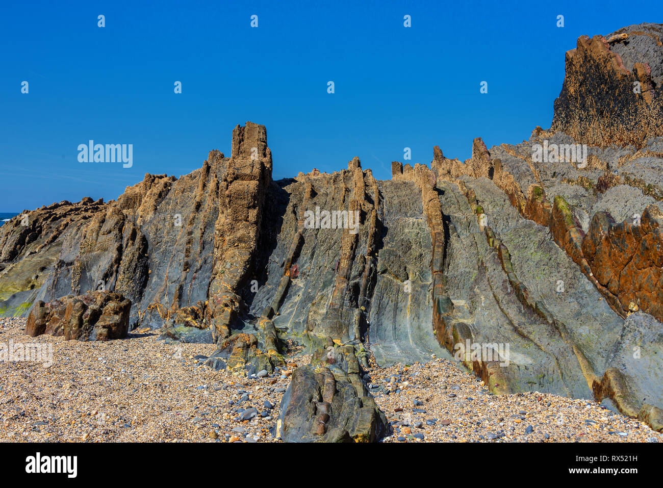 Zumaia geology special coast, the famous Flysch Coast in Northern Spain ...