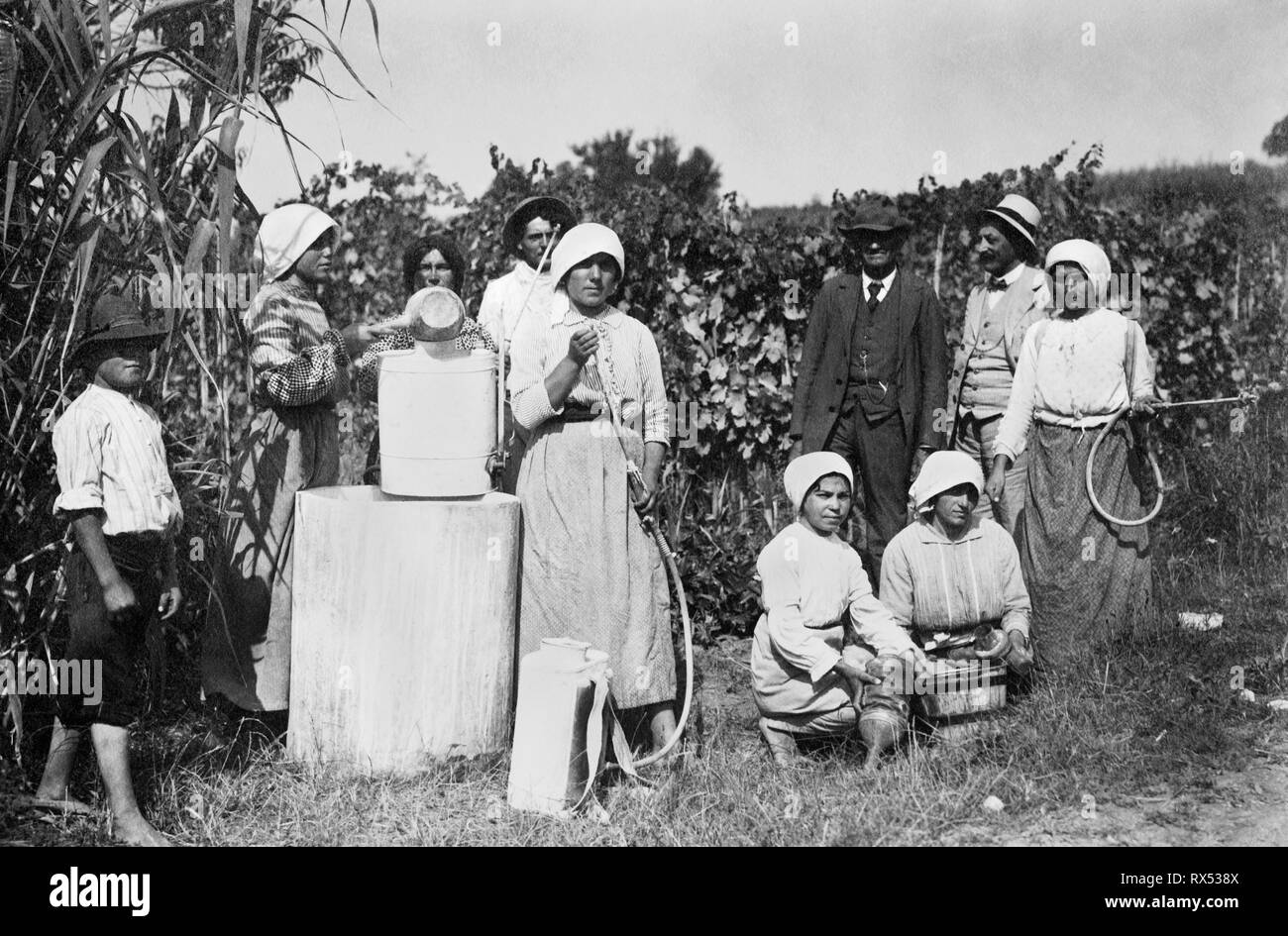 Italy 1920 farmers hi-res stock photography and images - Alamy