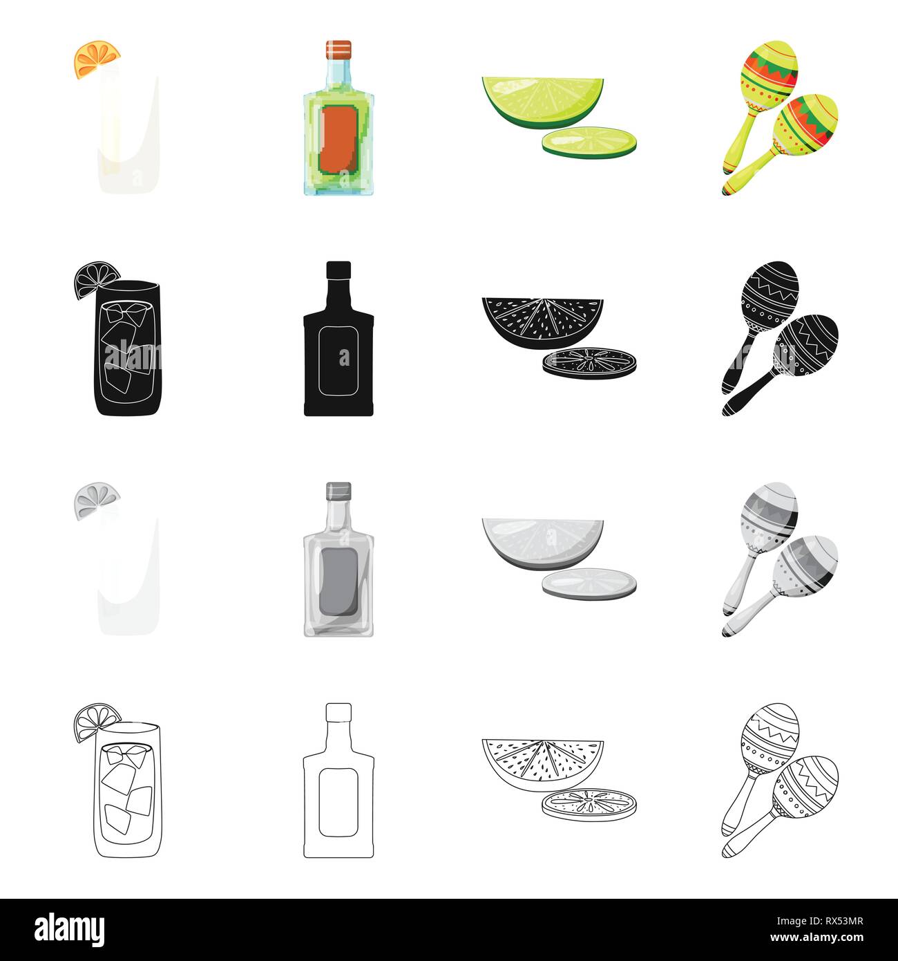 cocktail,bottle,lime,maraca,glass,alcohol,green,instrument,vodka,lemon ...