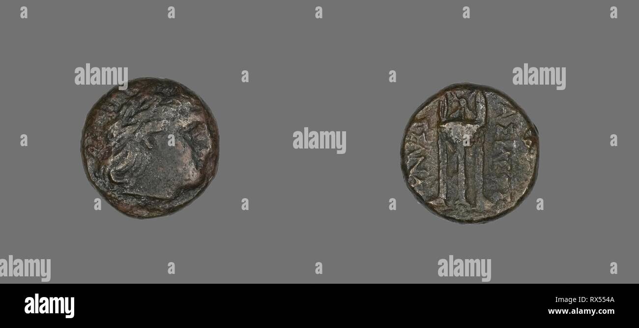 Coin Depicting the God Apollo. Greek. Date: 316 BC-297 BC. Dimensions ...