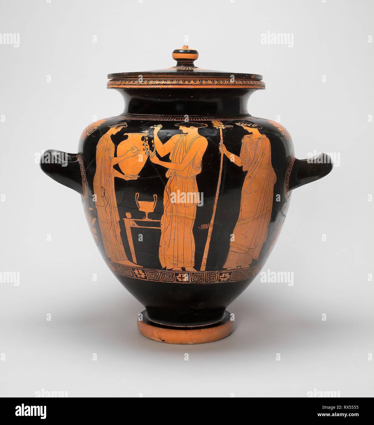 Stamnos (Mixing Jar). Greek; Athens; Attributed to the Chicago Painter ...