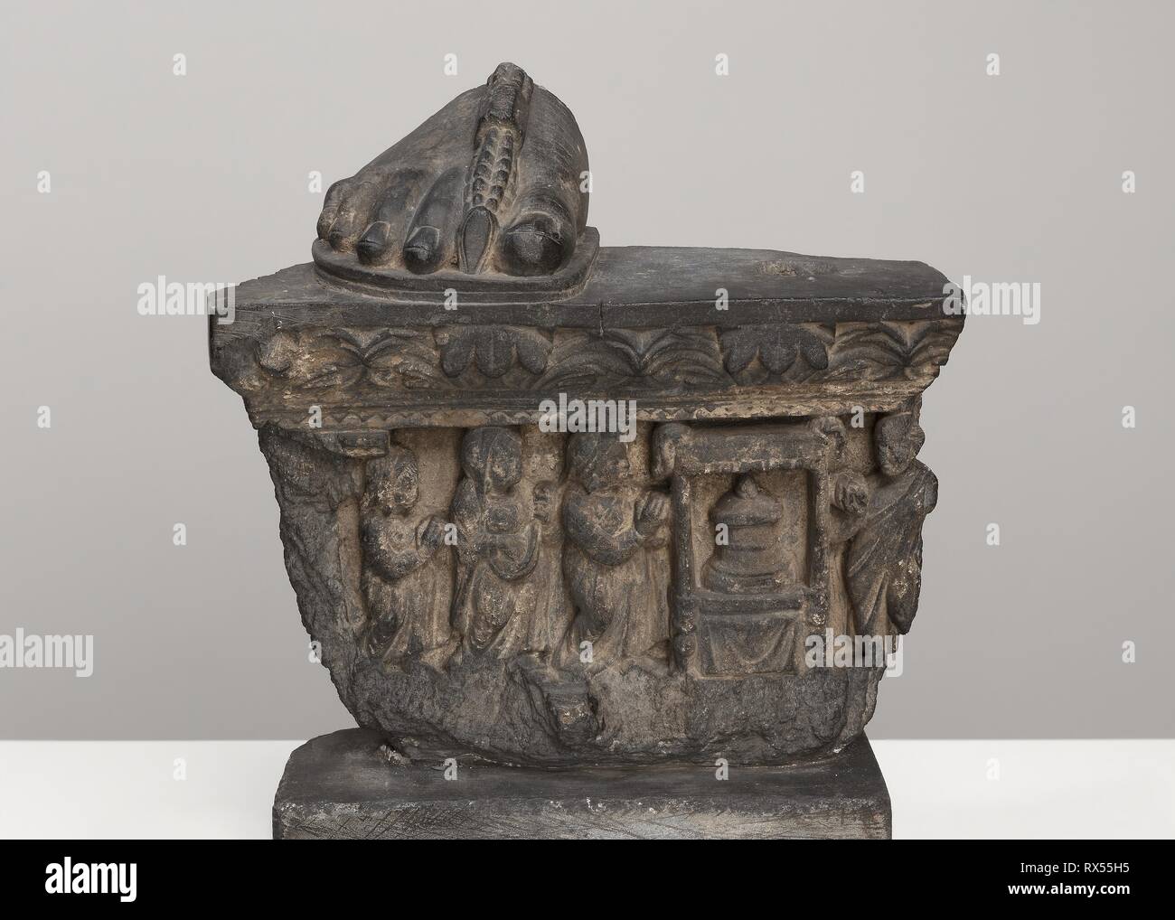 Veneration of the Buddha's Relics. Present-day Pakistan or Afghanistan ...