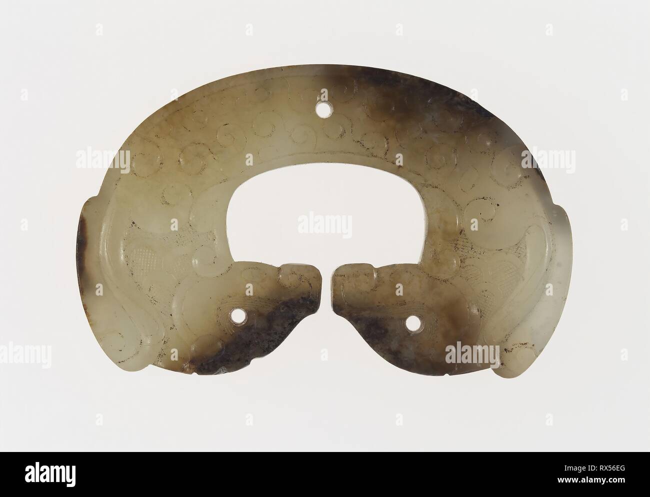 Dragon Pendant. China. Date: 400 BC-200 BC. Dimensions: Diam. 2 1/16 in ...