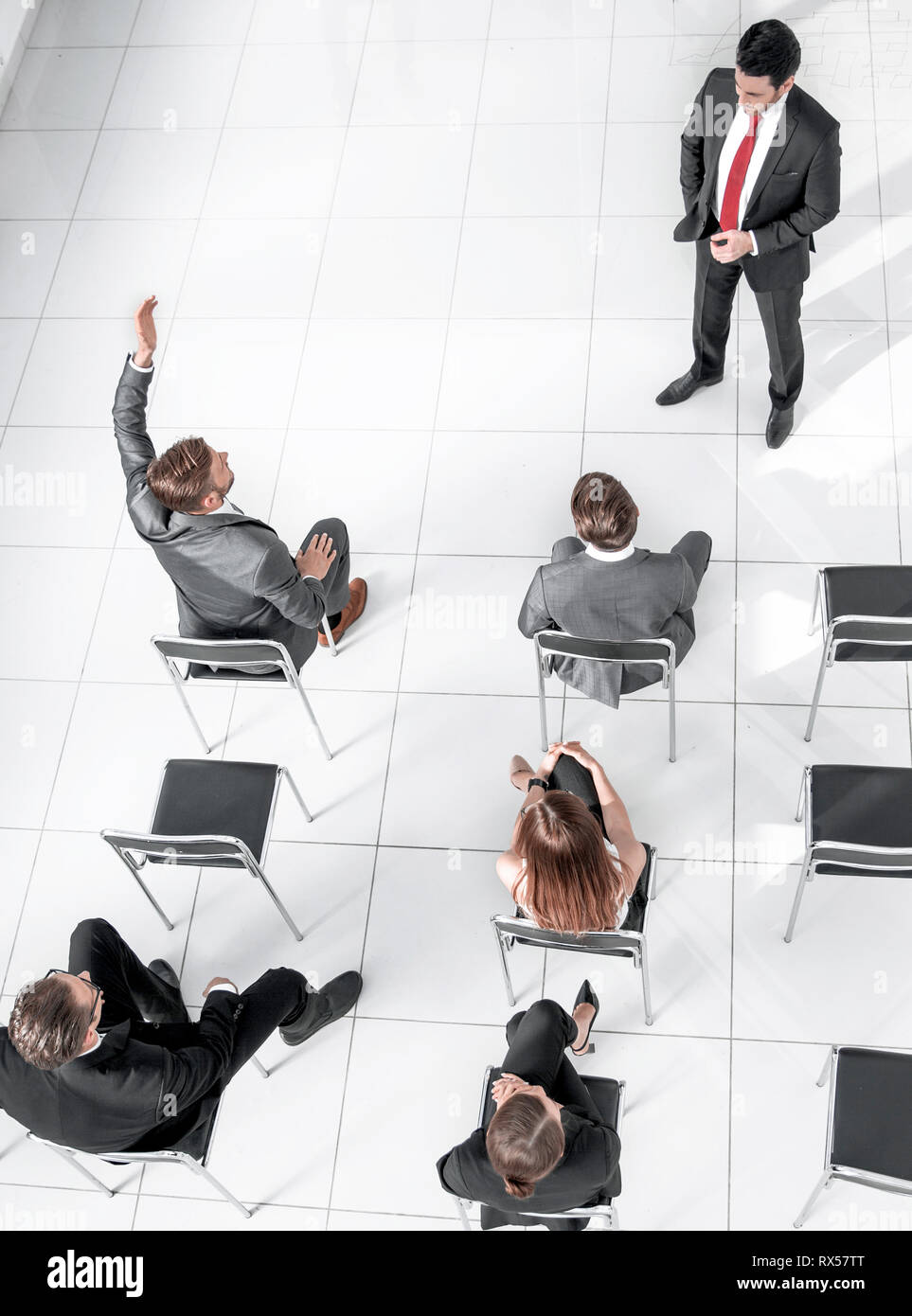 meeting partners in the conference room Stock Photo - Alamy