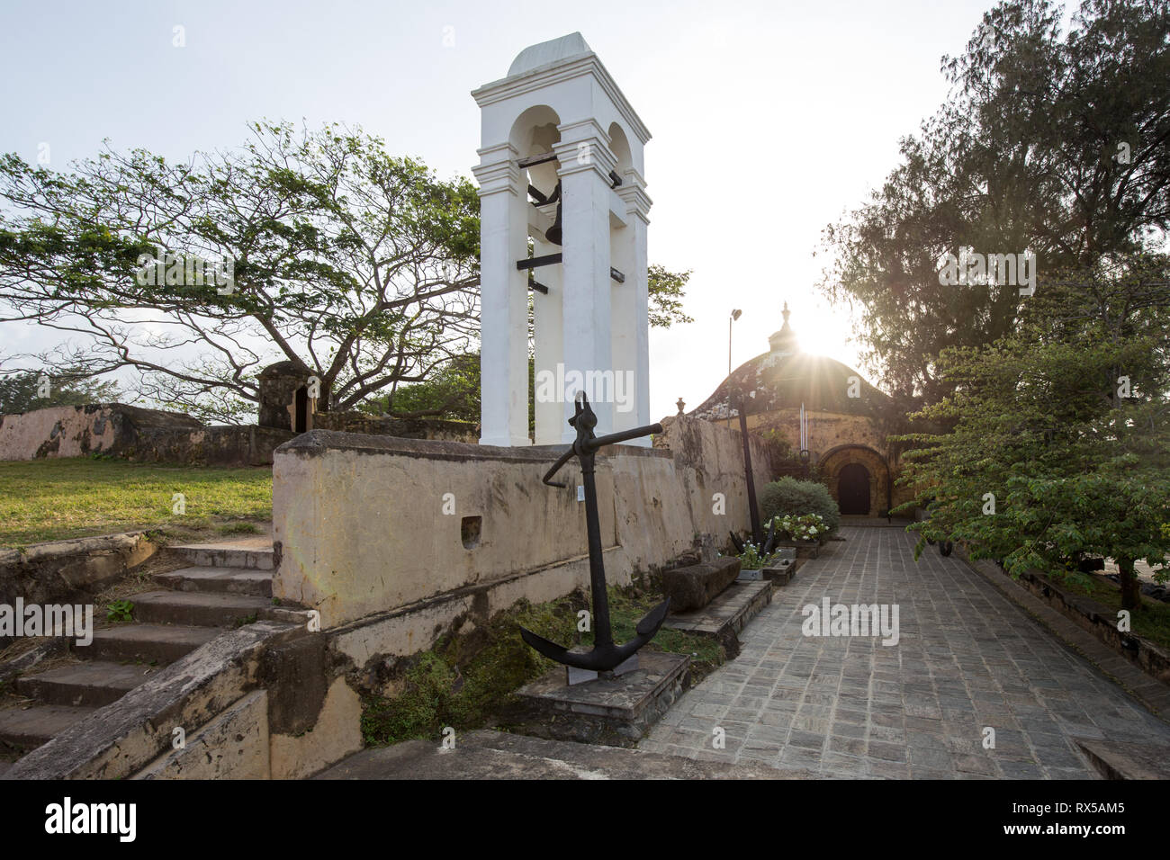Bell Tower in Galle Fort, Sri Lanka Stock Photo - Alamy