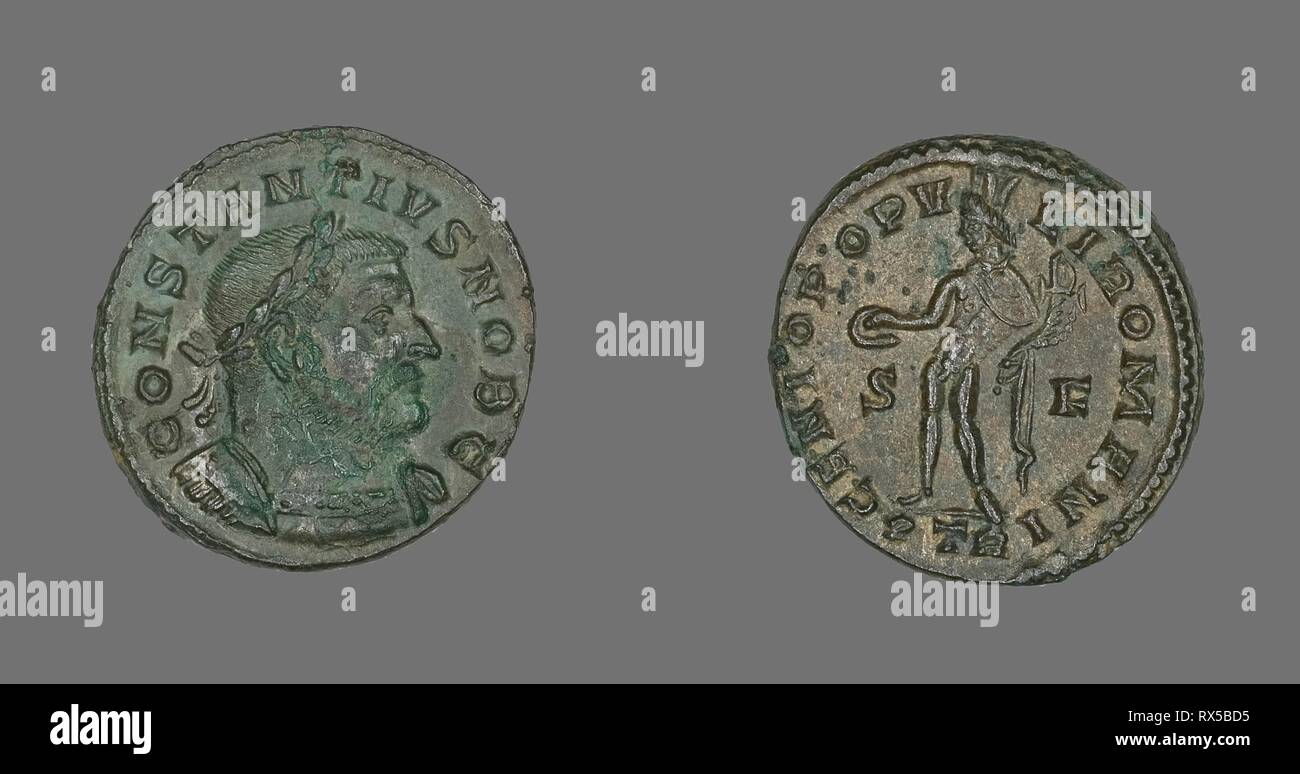 Coin portraying emperor constantius hi-res stock photography and images ...