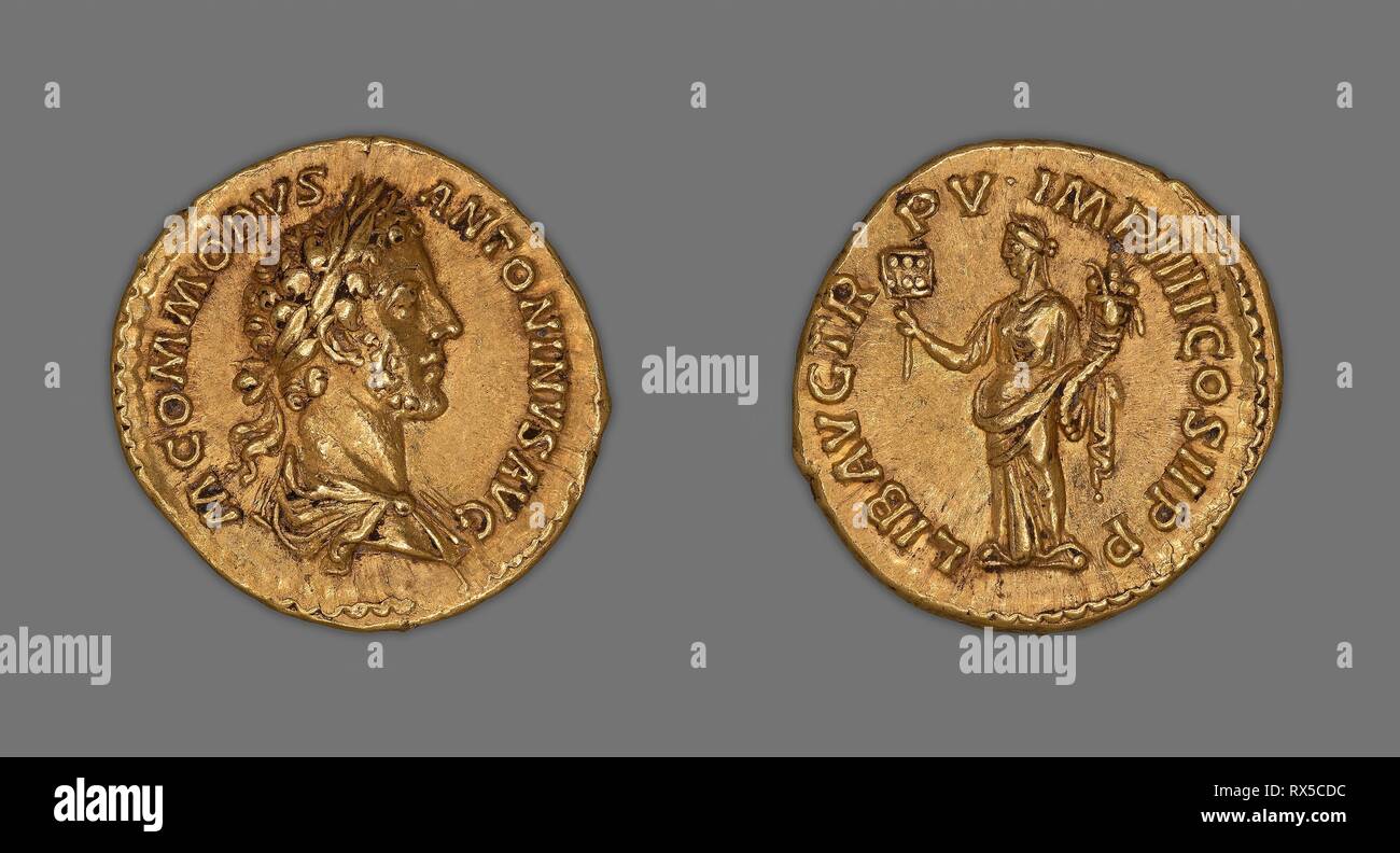 Roman emperor commodus gold coin hi-res stock photography and images ...