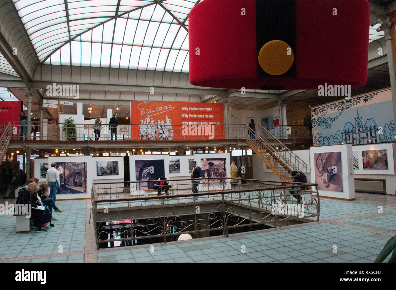 Europe, Belgium, Brussels, The Belgian Comic Strip Center Stock Photo ...
