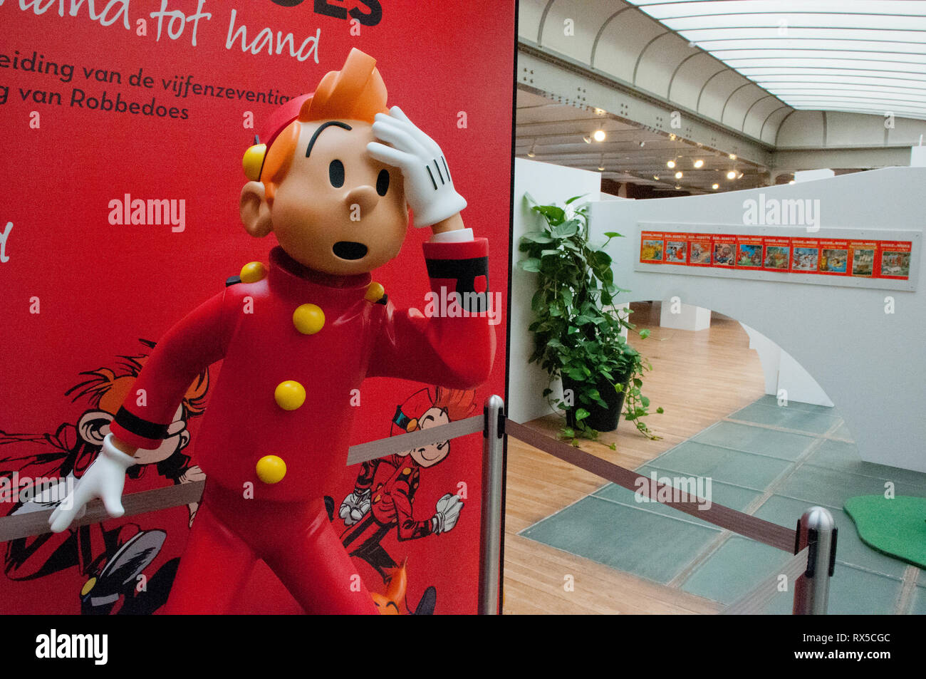 Europe, Belgium, Brussels, The Belgian Comic Strip Center Stock Photo ...