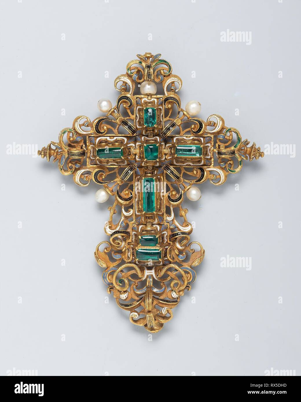 Pendant of a Cross. Spanish. Date: 1550-1600. Dimensions: 9.5 × 7.6 cm ...