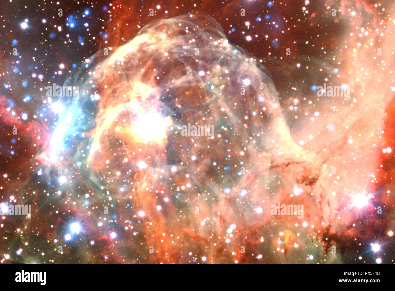 Awesome nebula. Billions of galaxies in the universe. Elements of this ...