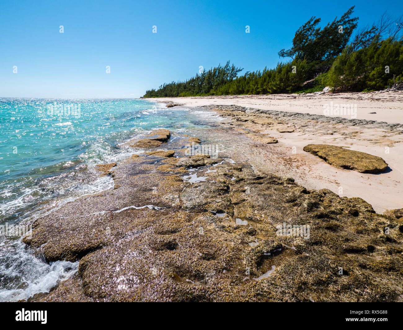 White Road Beach, Remote Tropical Beach, Rock Sound, Eleuthera, The ...