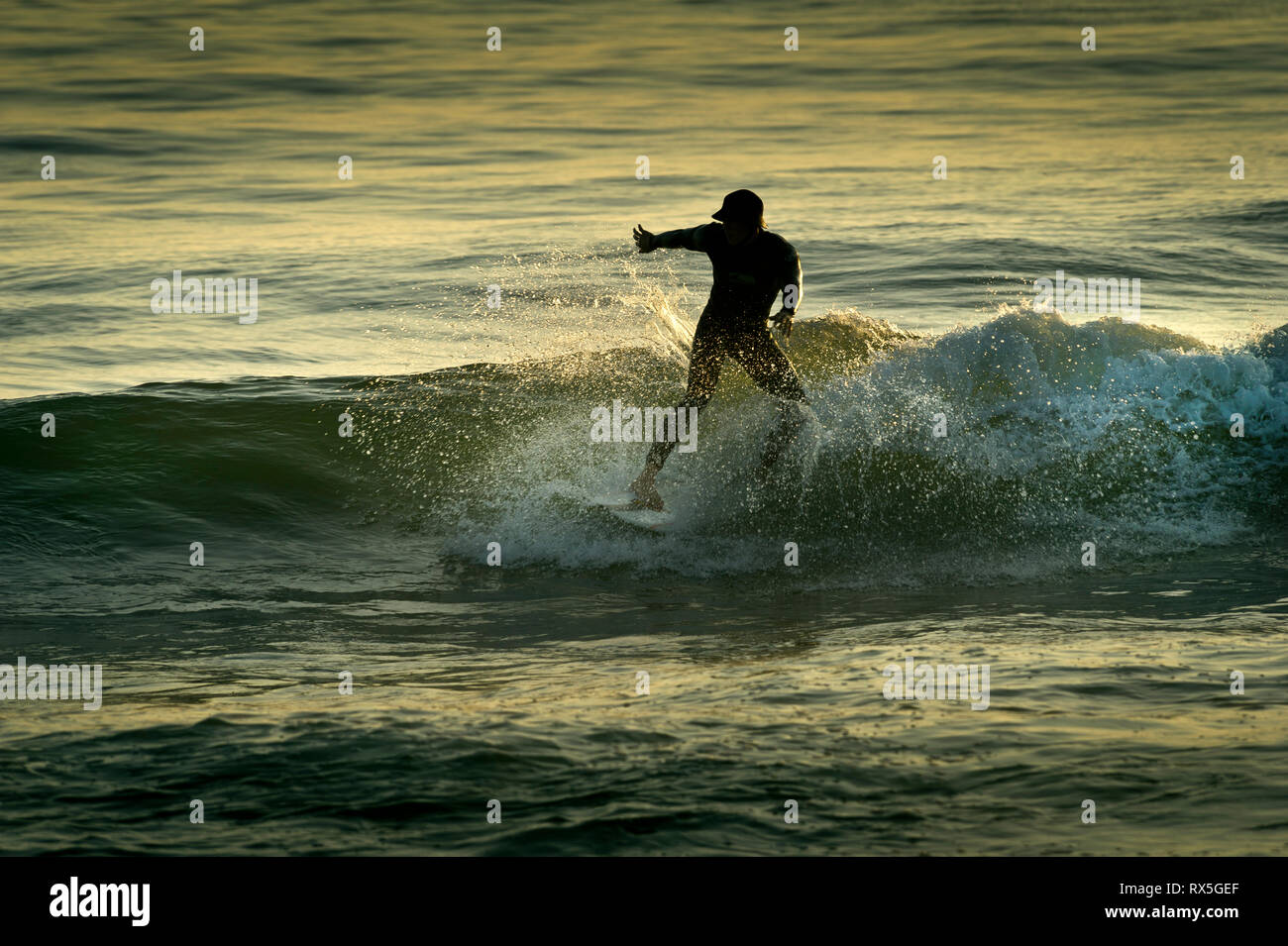 Los angeles santa monica surfer hi-res stock photography and images - Alamy