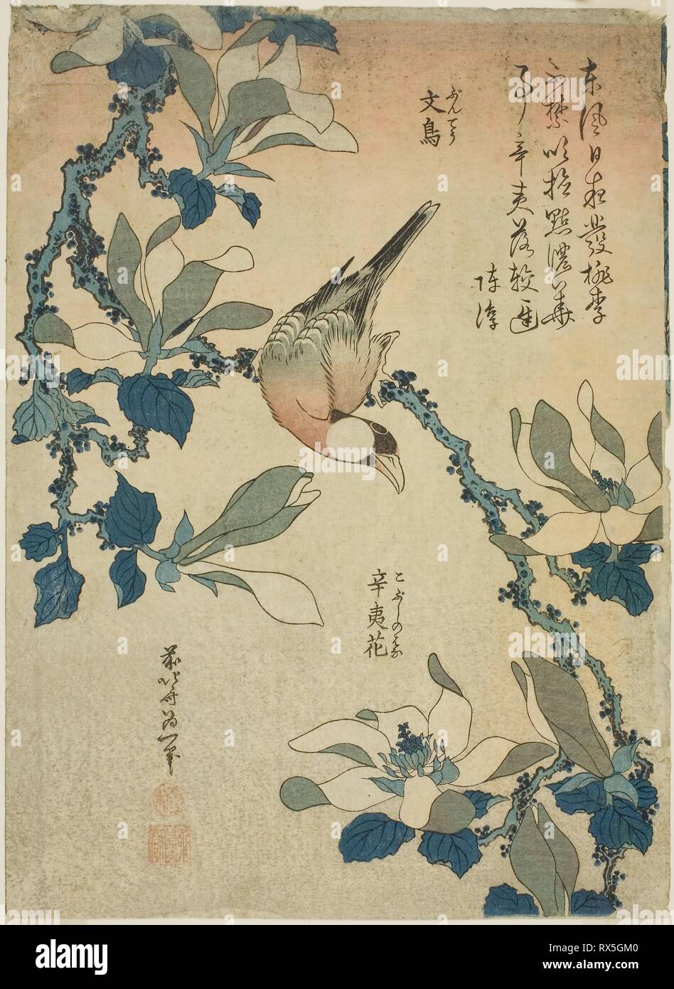 Hokusai bird hi-res stock photography and images - Alamy