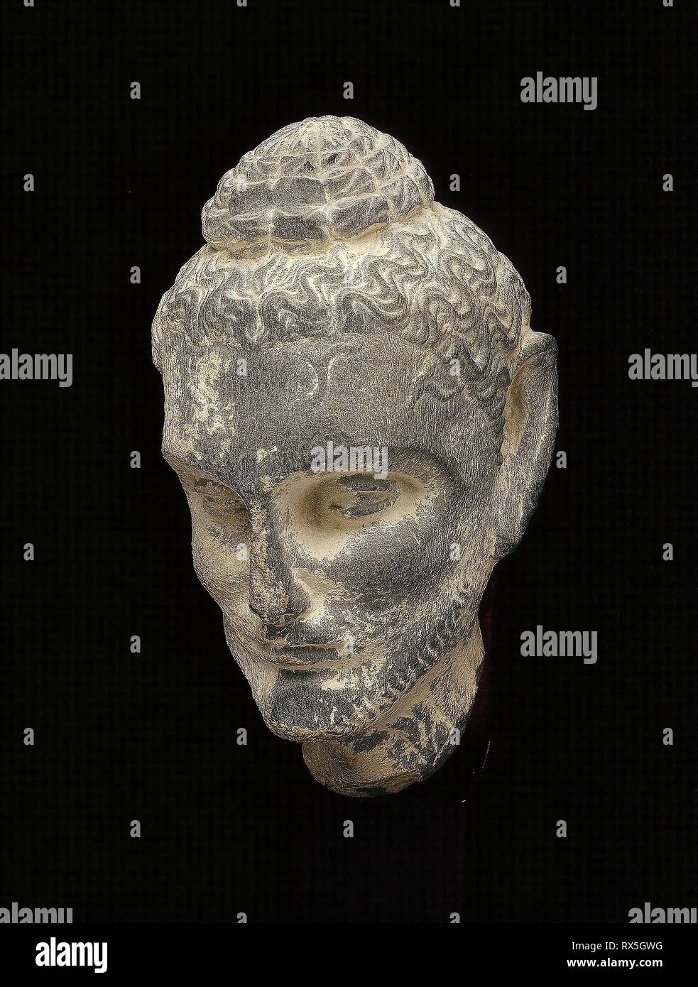 Head of Emaciated Siddhartha. Pakistan; Ancient region of Gandhara ...