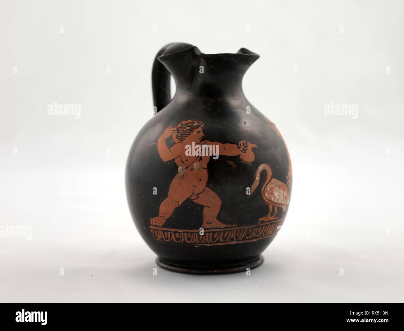 Chous (Toy Pitcher). Greek; Athens. Date: 400 BC-380 BC. Dimensions: 8. ...