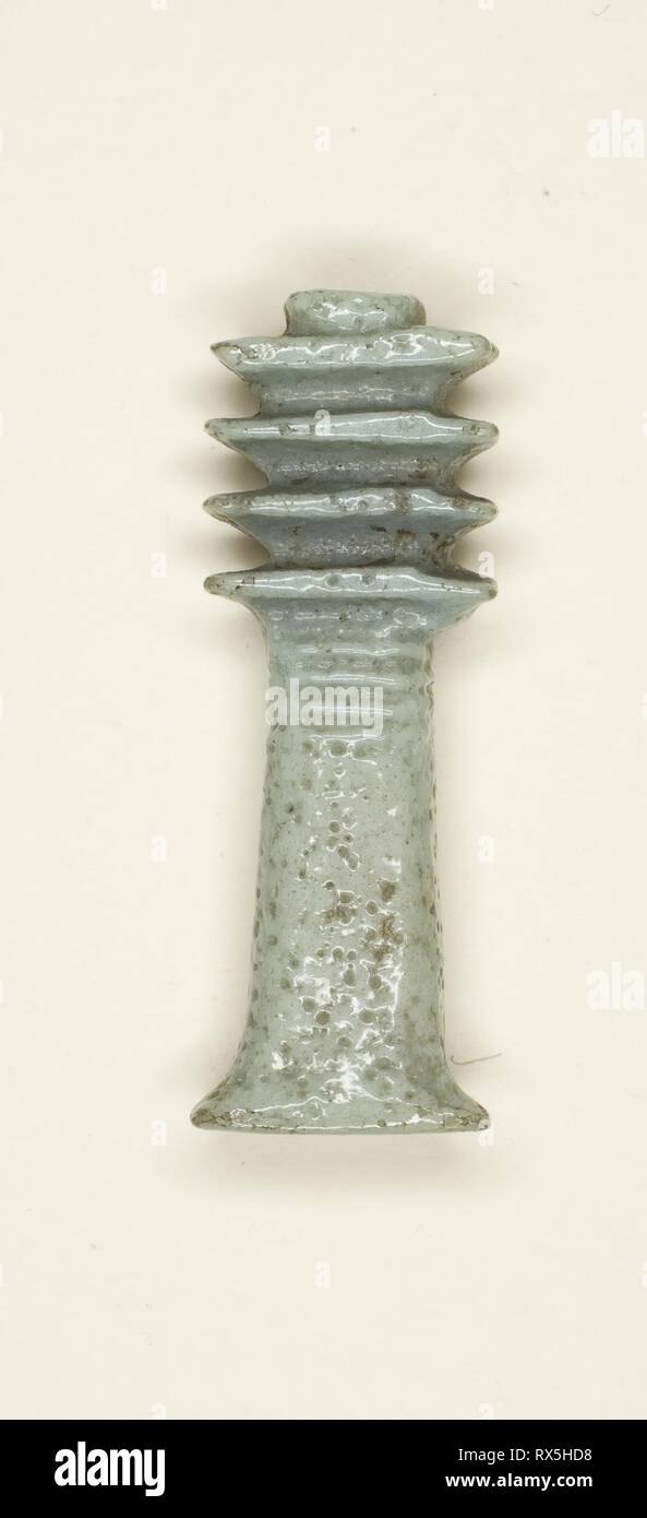 Amulet of a Djed Pillar. Egyptian. Date: 1070 BC-525 BC. Dimensions: 1. ...