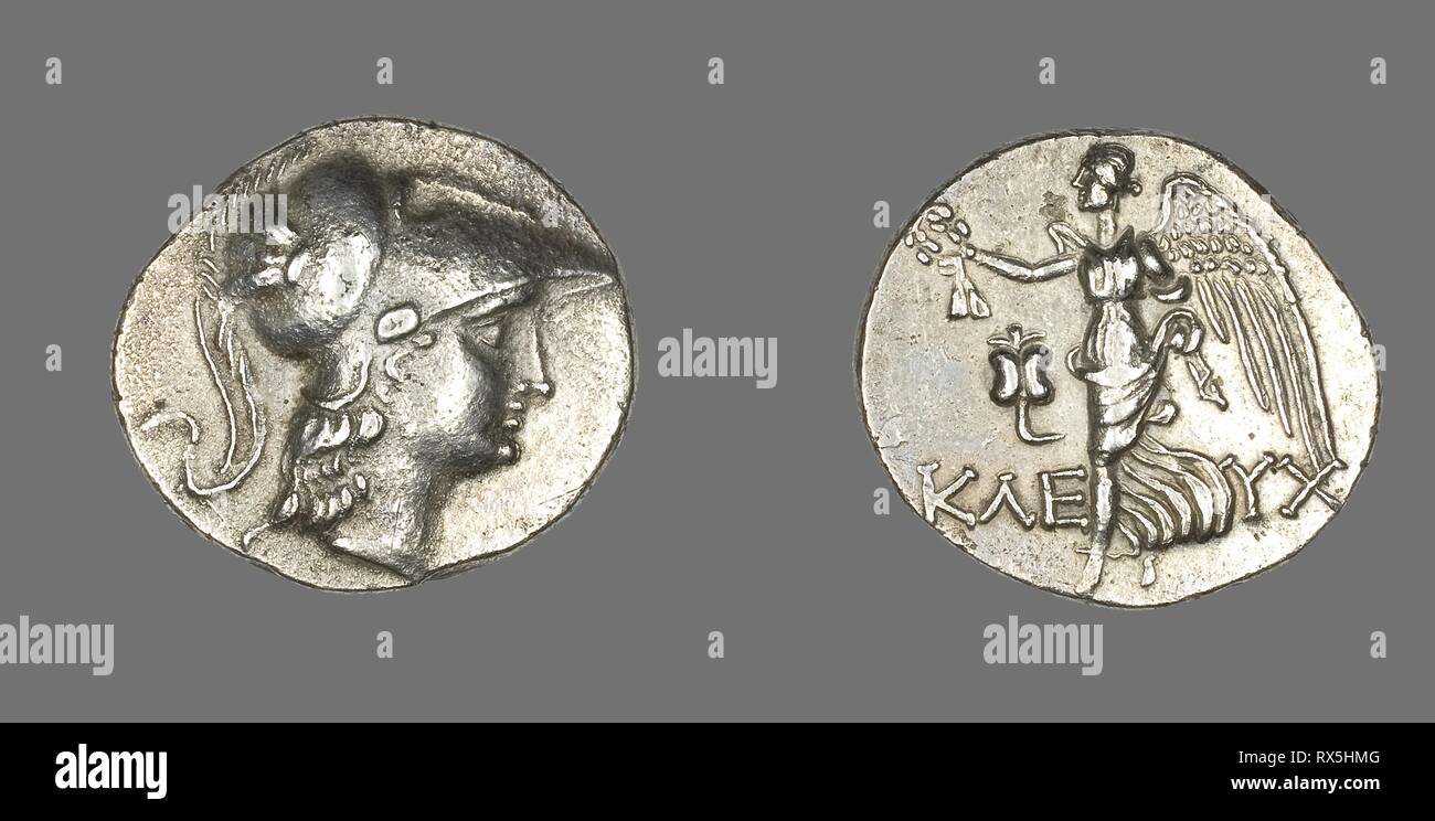 Tetradrachm (Coin) Depicting the Goddess Athena. Greek. Date: 190 BC-36 ...