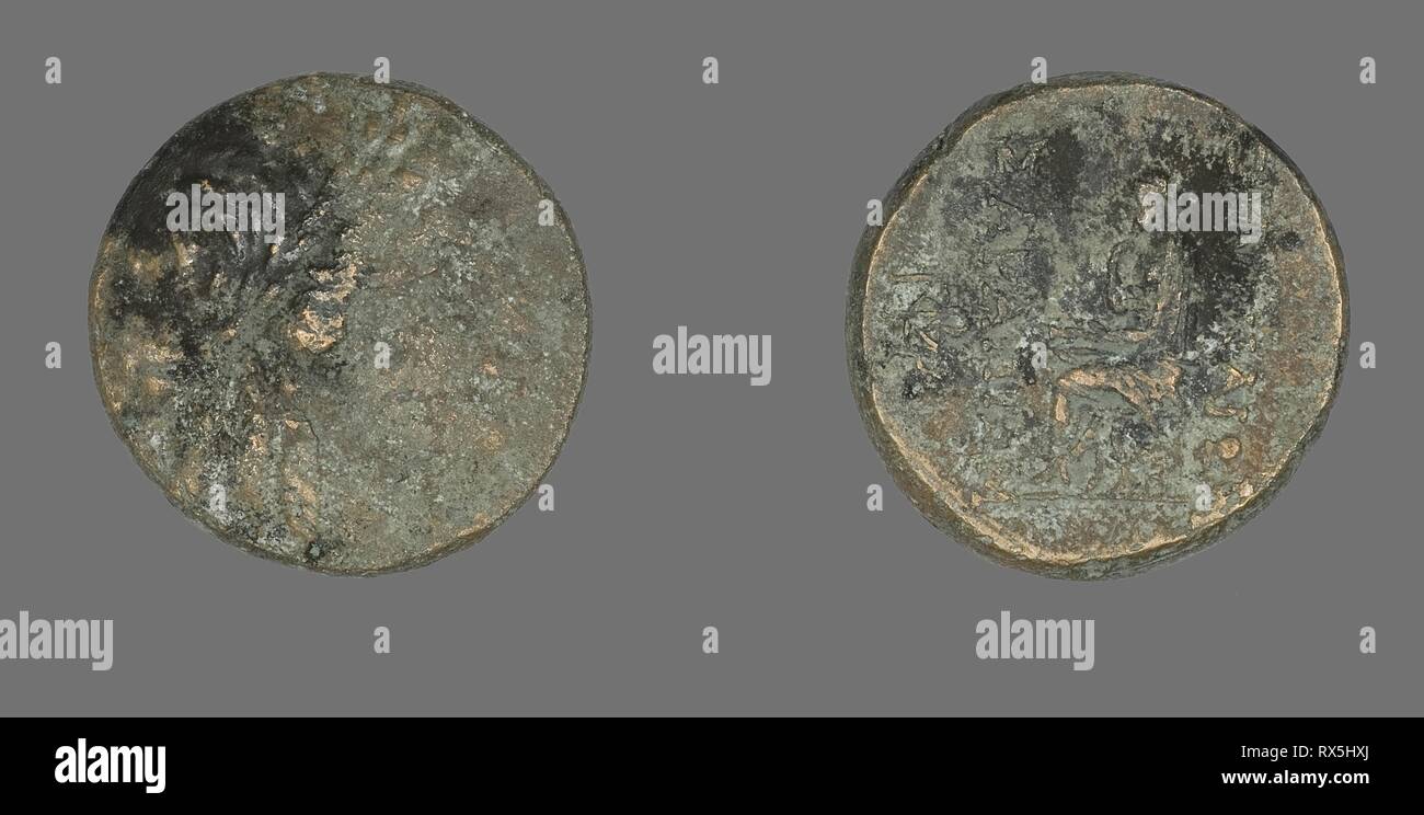 Coin Depicting the God Apollo. Greek. Date: 200 BC-1 BC. Dimensions ...