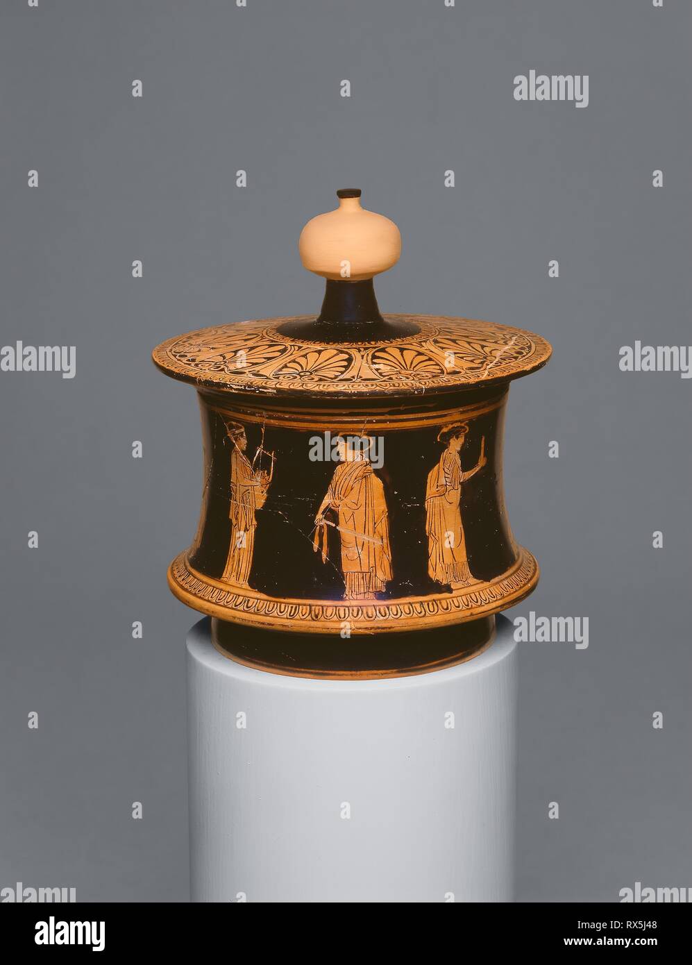 Pyxis (Container for Personal Objects). Greek; Athens. Date: 430 BC-420 ...